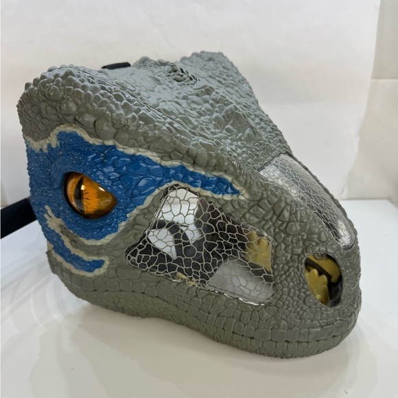 Mattel | Toys | Jurassic World Mattel Velociraptor Blue Chomp N Roar ...